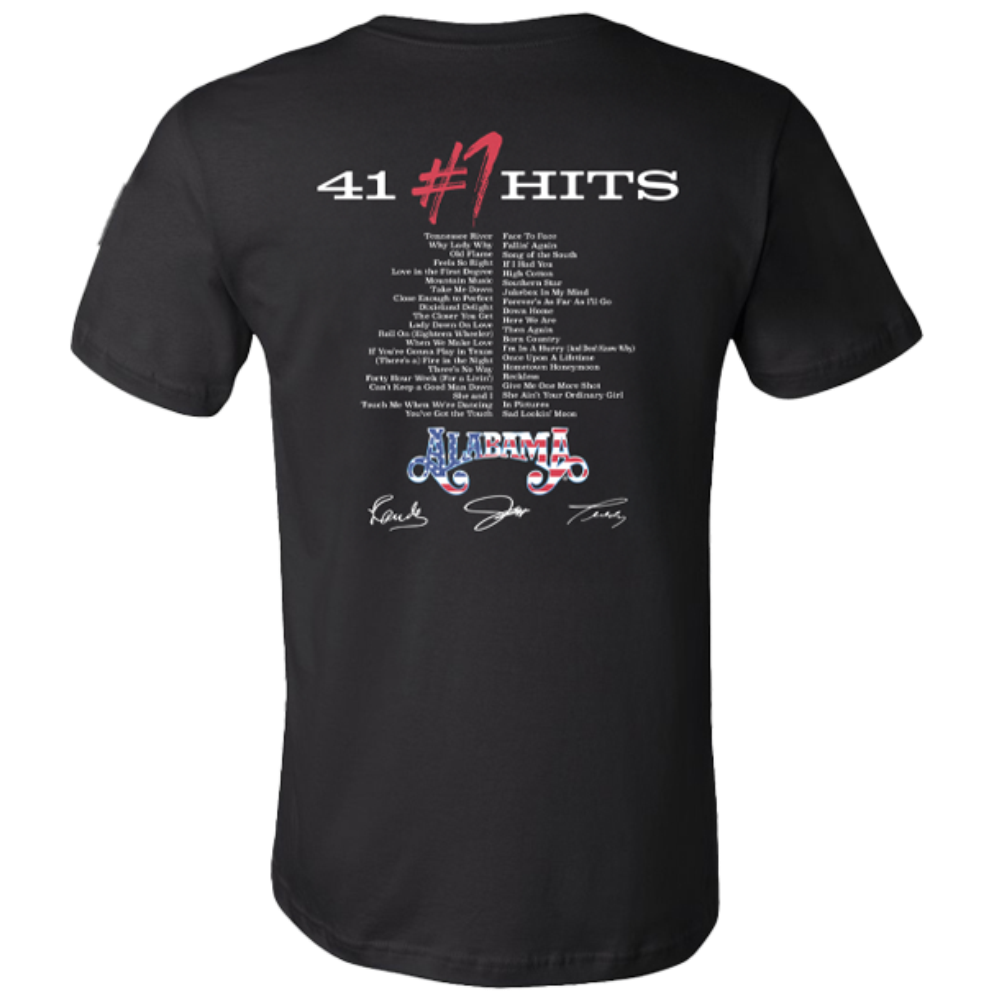 Alabama "41 #1 Hits" Tee – Richards and Southern