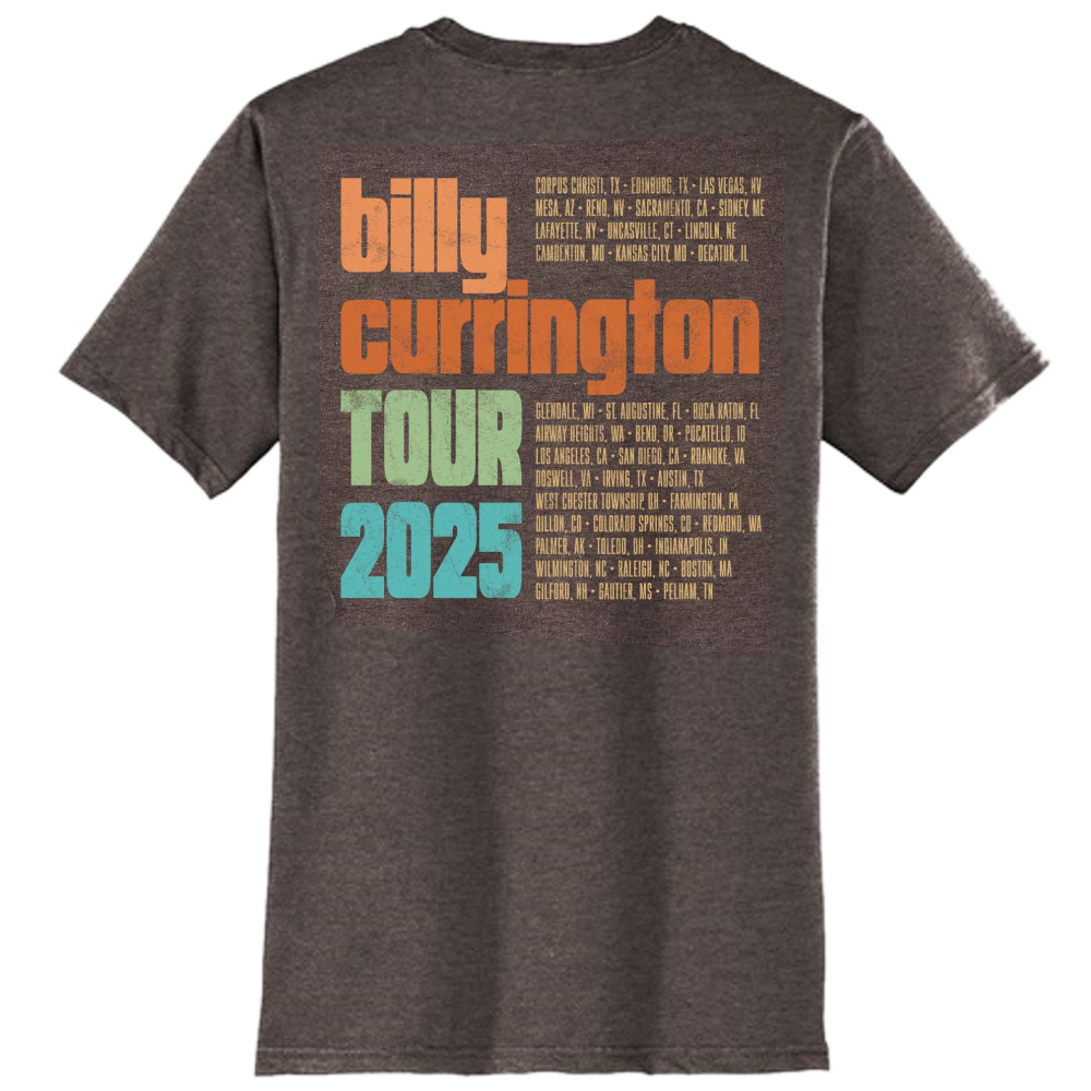 Billy Currington Heather Brown Tour Tee – Richards and Southern