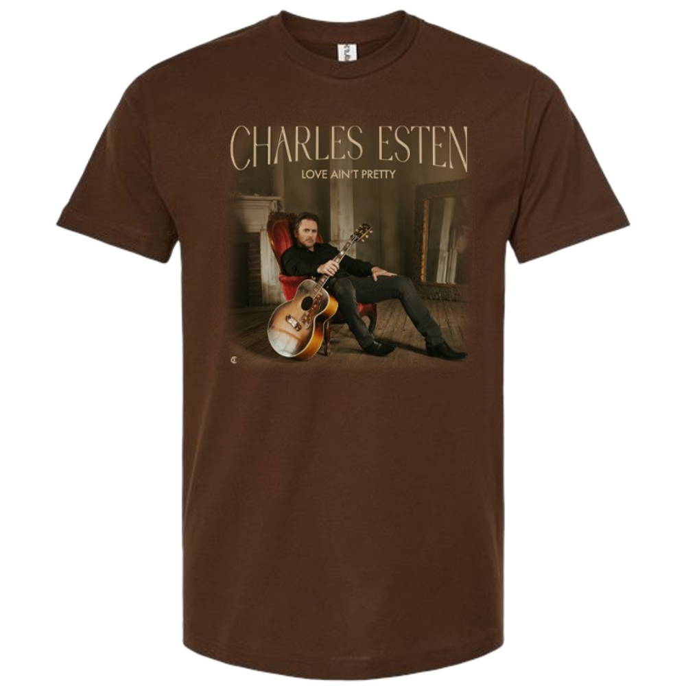 Charles Esten Brown Love Ain't Pretty Tee – Richards and Southern