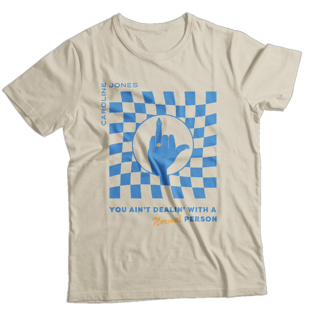 Caroline Jones Natural Normal Person Tee – Richards and Southern