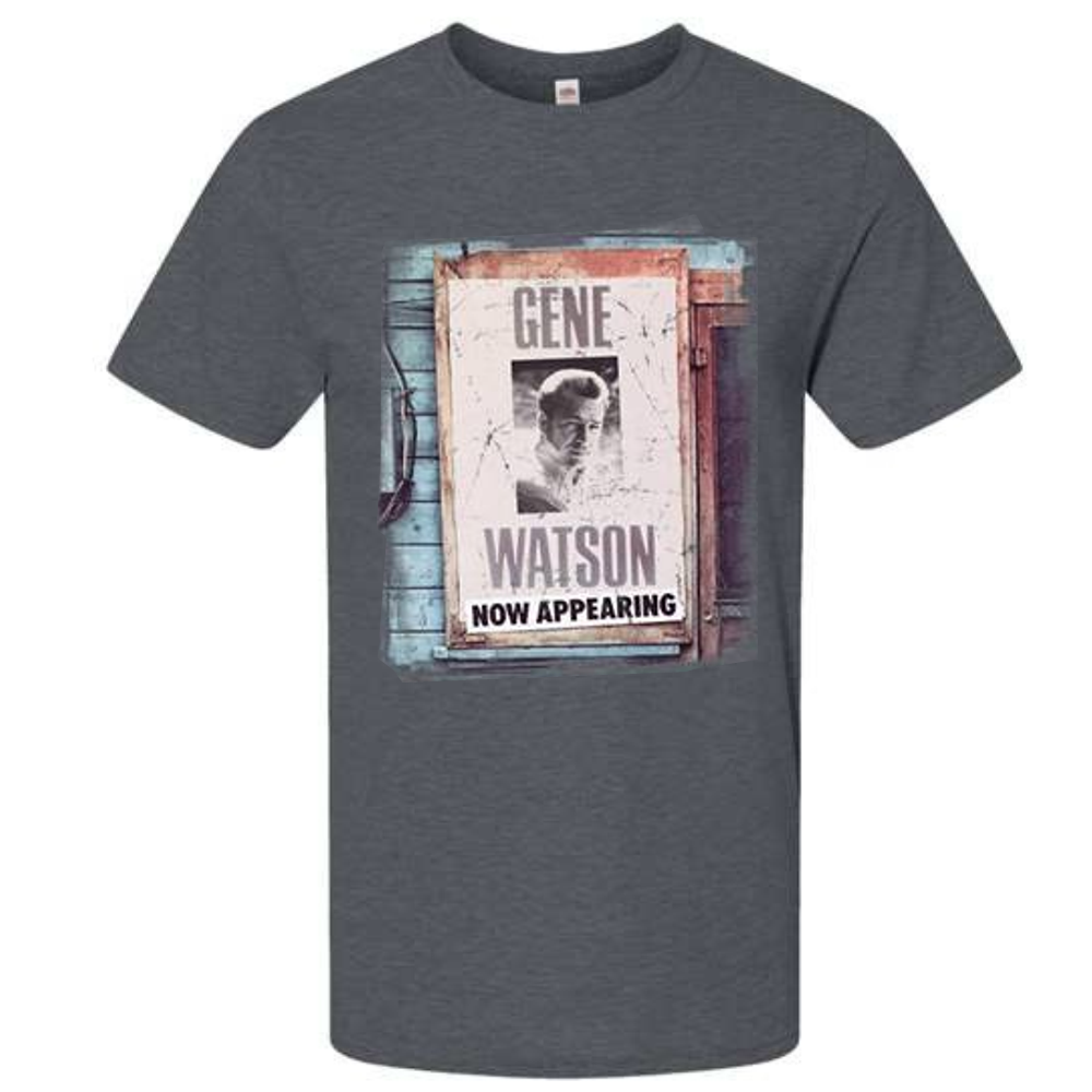 Gene Watson Now Appearing Poster Tee – Richards and Southern