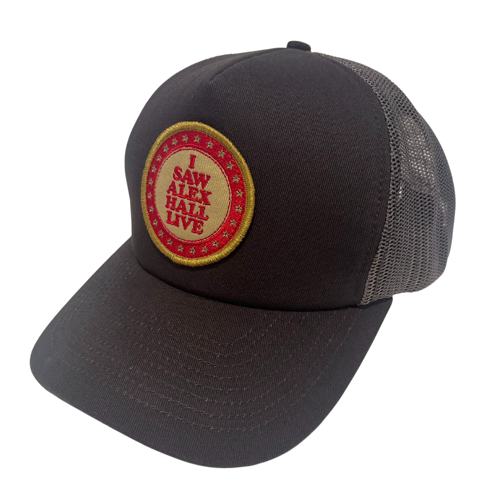 I Saw Alex Hall Live Seager Trucker Hat – Richards and Southern