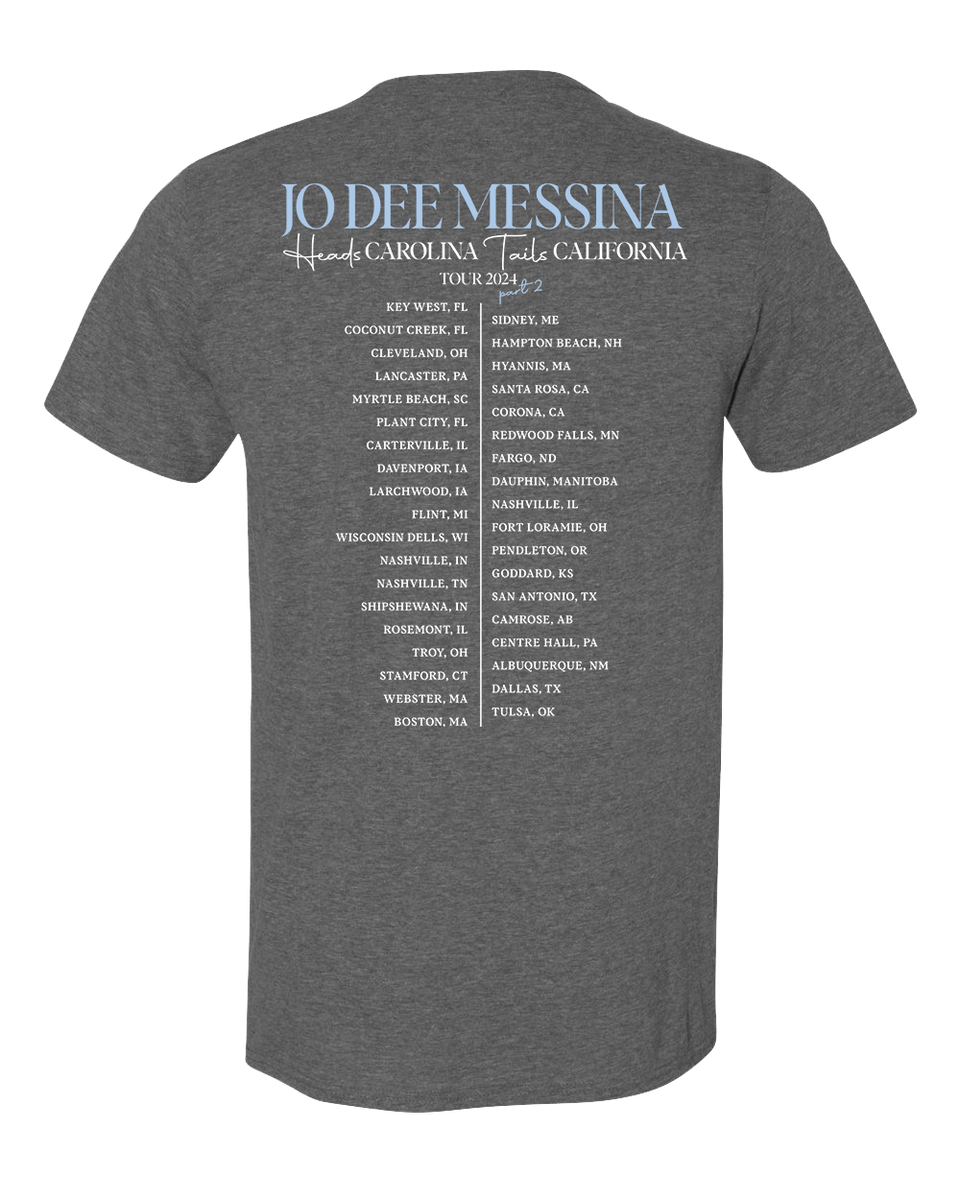 Jo Dee Messina 2024 Heather Graphite Tour Tee – Richards and Southern