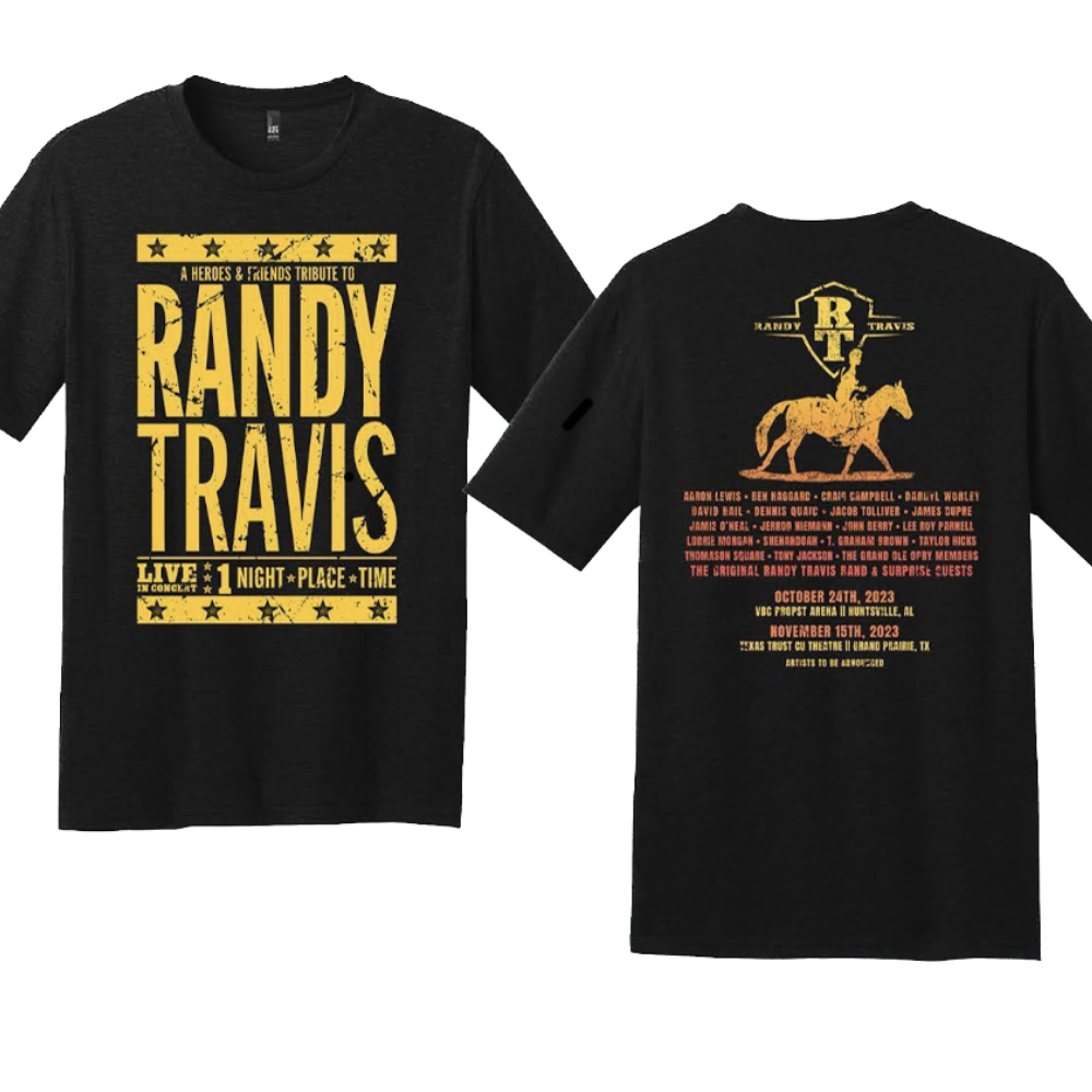 Randy Travis Heroes and Friends Tribute Tee – Richards and Southern