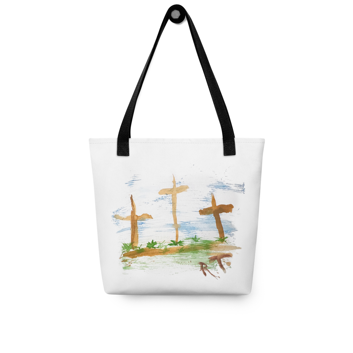 Three Wooden Crosses Artwork Tote bag – Richards and Southern
