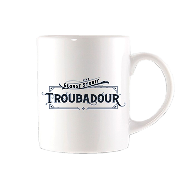 George Strait Troubadour Black Logo Coffee Mug – Richards and Southern
