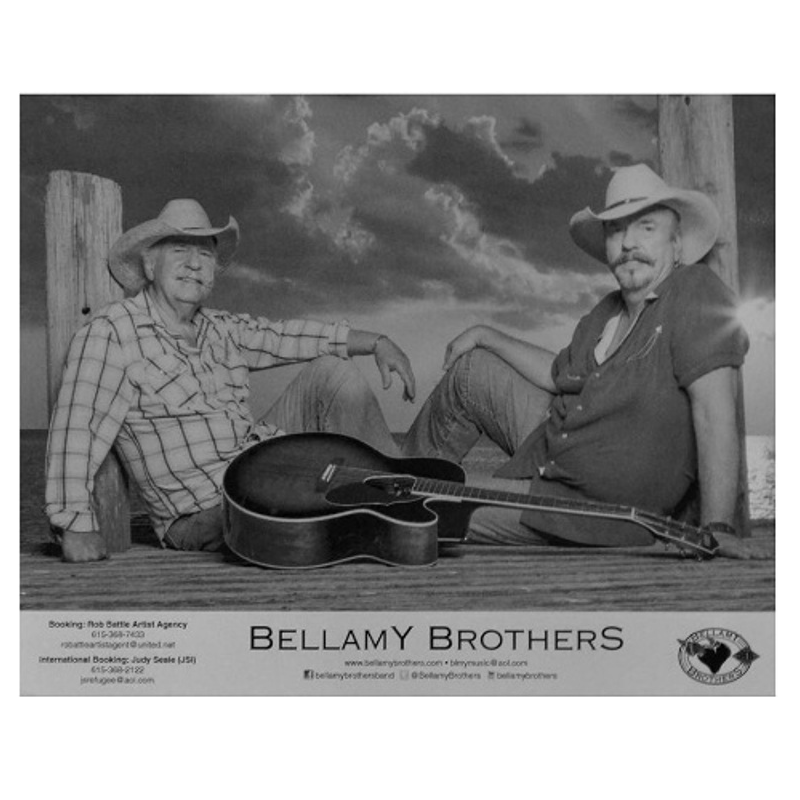 Bellamy Brother Black and White 8x10 – Richards and Southern