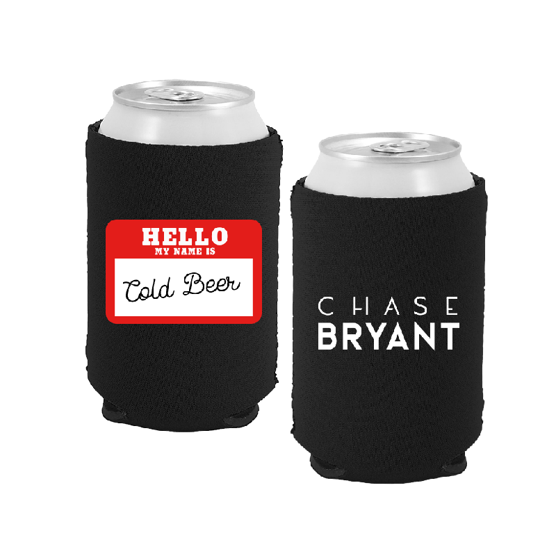 Chase Bryant Black Cold Beer Coolie – Richards and Southern