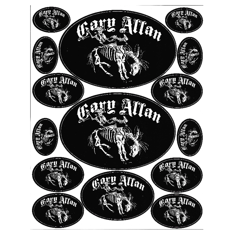 Gary Allan Sticker Sheet – Richards and Southern